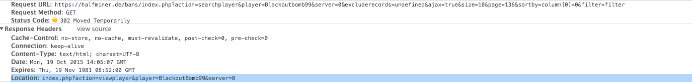 Improve URL construction for Ajax calls · Issue #95 · BanManagement/BanManager-WebUI · GitHub