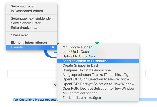 GitHub - frdmn/pushbullet-osx-services: :apple: A few services to push stuff to Pushbullet